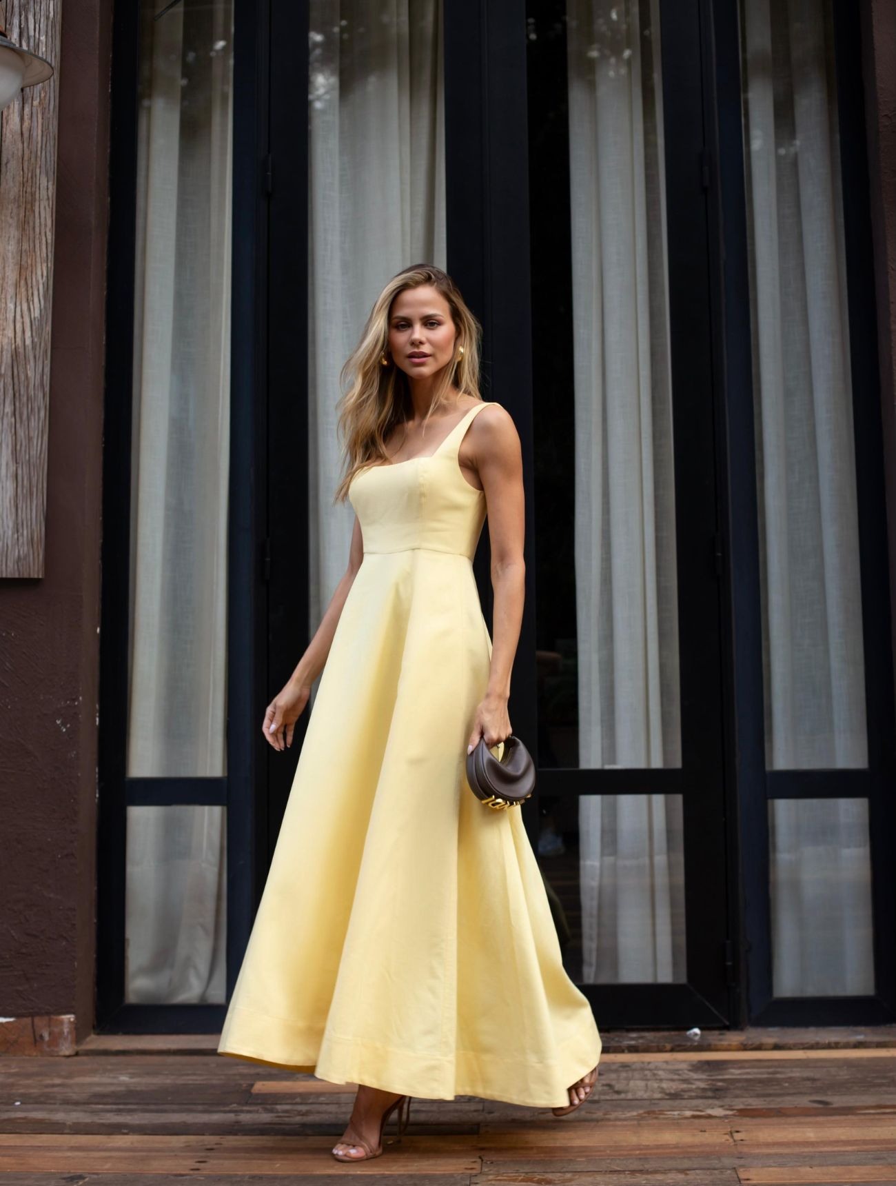 Vestido Amarelo Rafa - CLOUDE